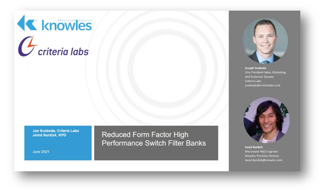 On-Demand Webinar | High-Performance Switch Filter Banks